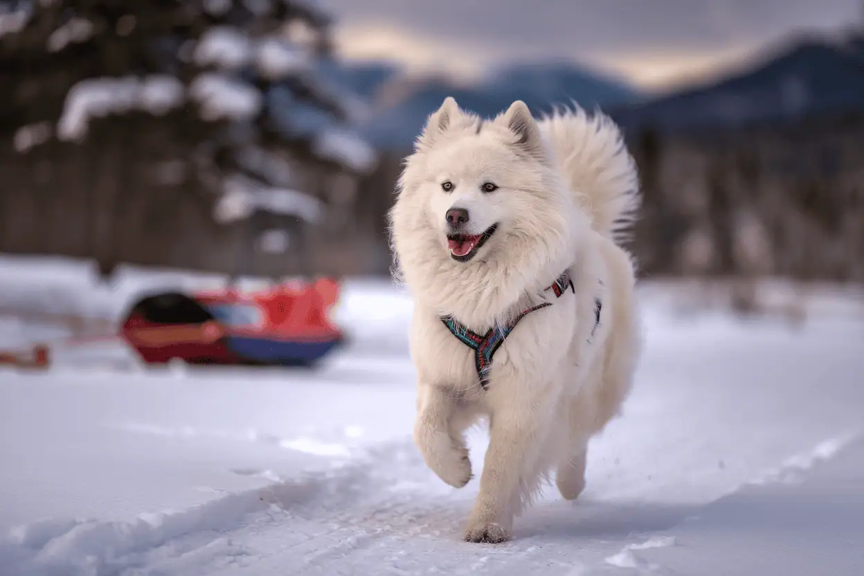 תפקידי העבודה המסורתיים של הסמויד: רעיית איילים וגרירת מזחלות - כלב נבון